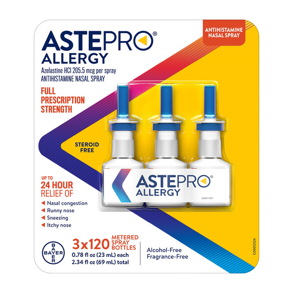 Astepro Full Prescription Strength Azelastine Hcl 205.5 Mcg ...