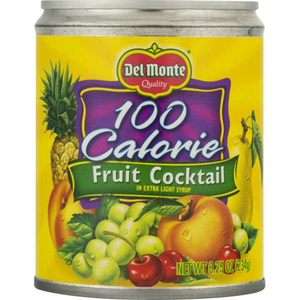Del Monte Fruit Cocktail in Extra Light Syrup (8.25 oz) - Instacart