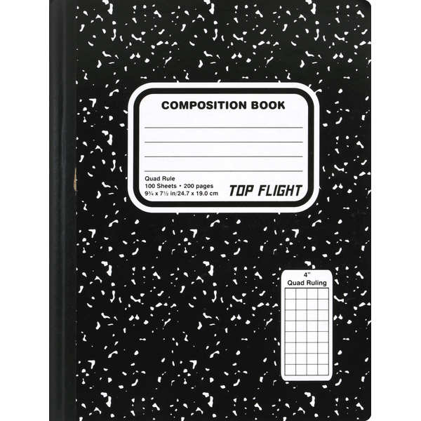 Top Flight Composition Book, Quad Rule (1 each) - Instacart
