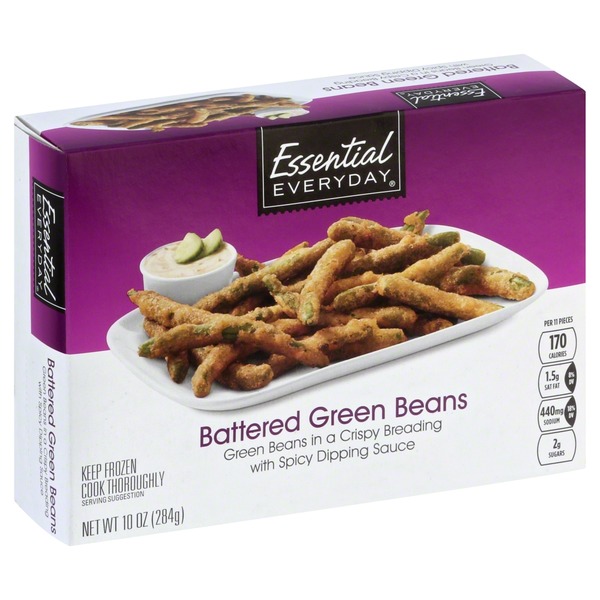 Essential Everyday Battered Green Beans (10 oz) - Instacart