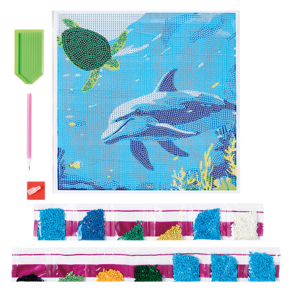 make. Ocean Gem by Number Kit Same-Day Delivery or Pickup | ALDI