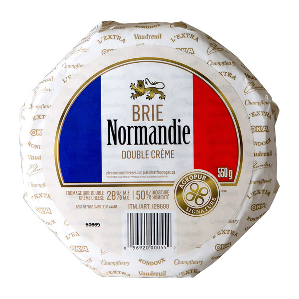 Normandie Brie Brie Double Cream Cheese Same-Day Delivery | Costco