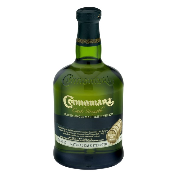 Connemara Cask Strength Peated Single Malt Irish Whiskey (750 ml ...