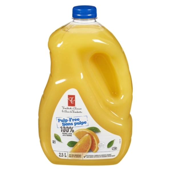 Real Canadian Superstore President's Choice Pulp Free Orange Juice Same ...