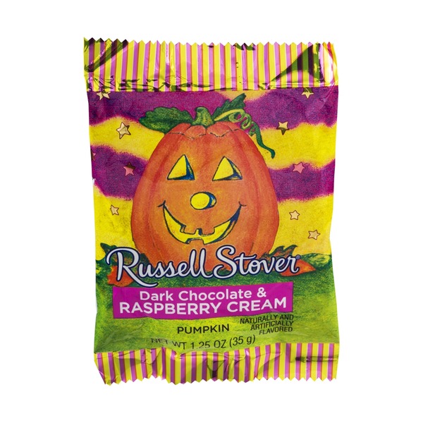Russell Stover Dark Chocolate Pumpkin Raspberry Cream (1.25 oz) - Instacart
