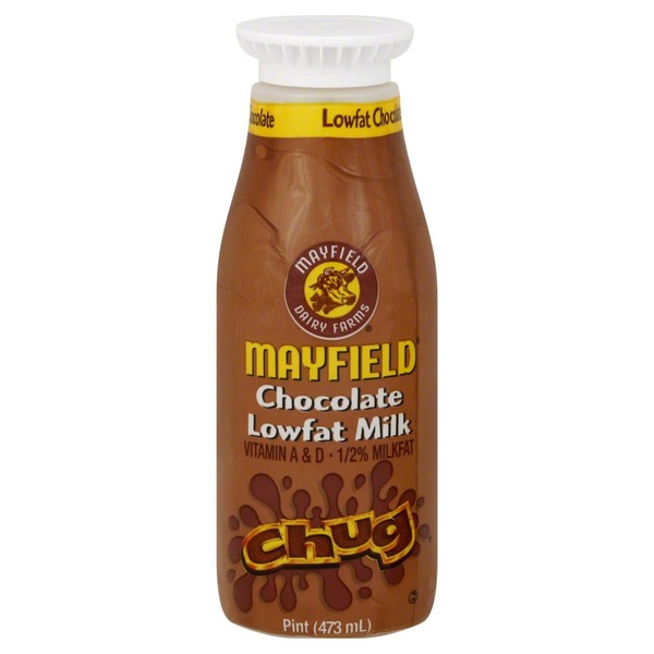 Mayfield Milk, Lowfat, 1/2% Milkfat, Chocolate (1 pt) - Instacart