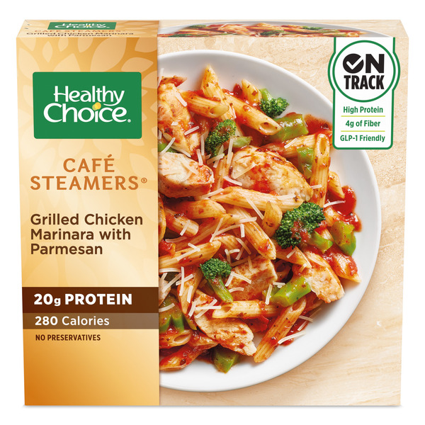 Healthy Choice Café Steamers Grilled Chicken Marinara With Parmesan ...