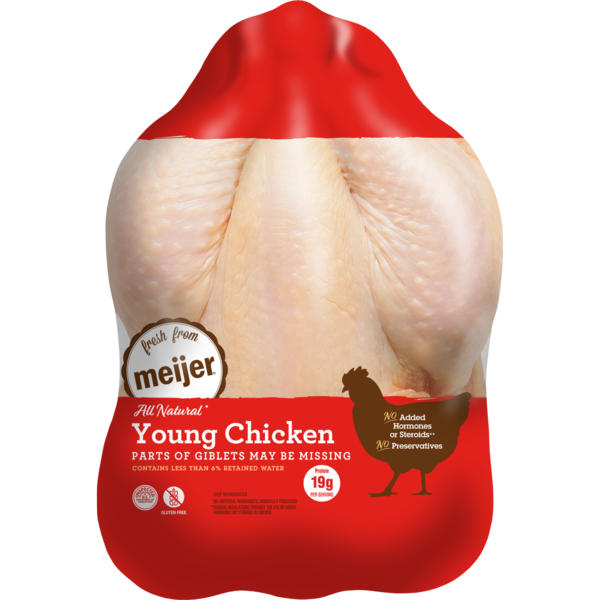 Meijer Markets of Meijer Whole Young Chicken Same-Day Delivery | Instacart
