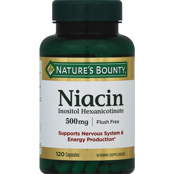 Nature's Bounty Niacin 500mg Capsules - 120 CT Same-Day Delivery or ...