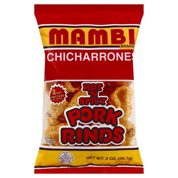 Mambi Pork Rinds, Chicharrones, Hot 'n Spicy Same-Day Delivery or ...