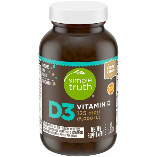 Kroger Simple Truth D3 Vitamin D Dietary Supplement Tablets Same-Day ...