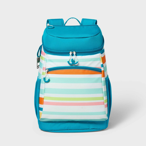 Target Sun Squad Beachy Stripes Backpack Cooler - Multicolor Same-Day ...