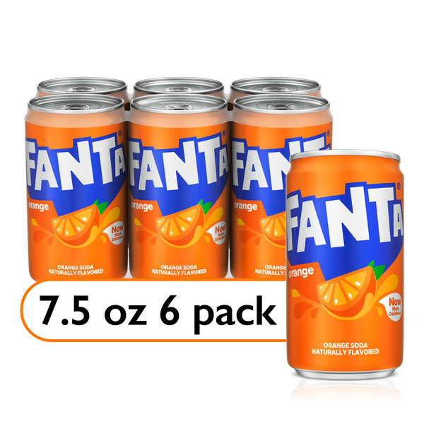 Kroger Fanta Orange Soda Mini Cans Same-Day Delivery or Pickup | Instacart