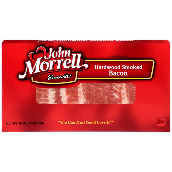 John Morrell Hardwood Smoked Bacon (16 oz) - Instacart