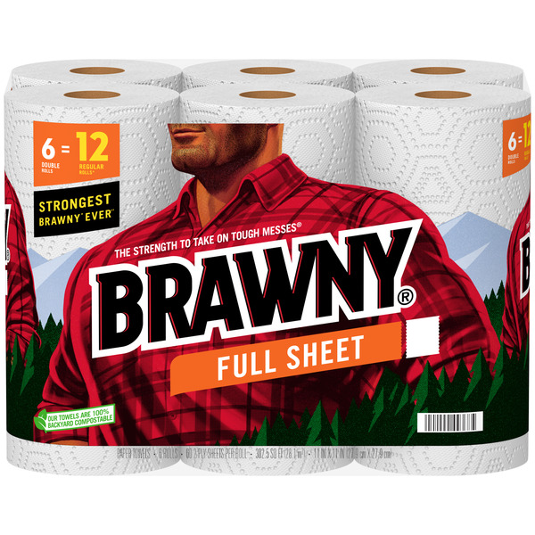 Publix Brawny 2-Ply Paper Towel Same-Day Delivery or Pickup | Instacart