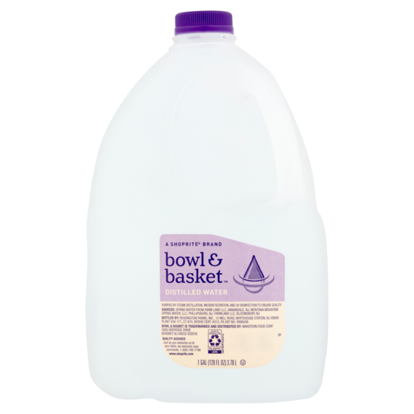 ShopRite Bowl & Basket Distilled Water Same-Day Delivery | Instacart
