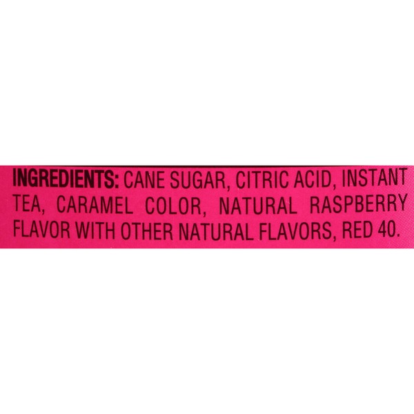 4c Raspberry Iced Tea Nutrition Facts | Besto Blog