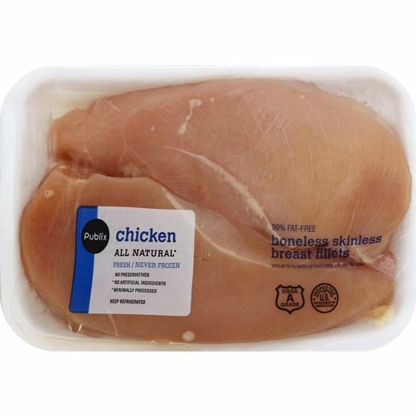Publix Chicken All Natural Boneless Chicken Fillets Same-Day Delivery ...