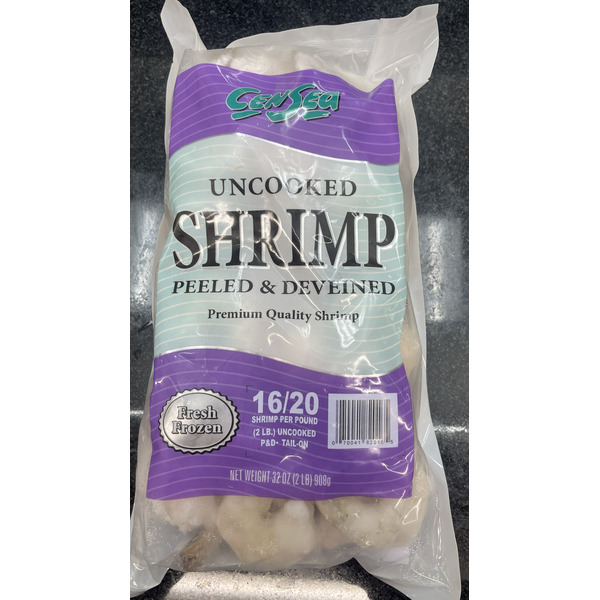 CenSea 16/20 Uncooked Peeled & Deveined Shrimp Same-Day Delivery ...