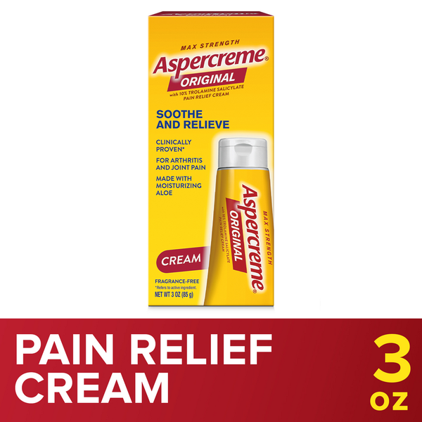 Walgreens Aspercreme Pain Relief Cream, Max Strength, Original Same-Day ...