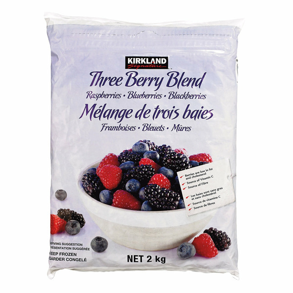 Costco Kirkland Signature 10T4H P240 Case of Three Berry Blend Same-Day ...