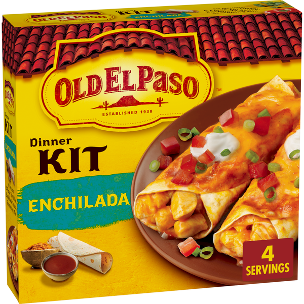 Old El Paso Enchilada Dinner Kit With Flour Tortillas, Enchilada Sauce ...