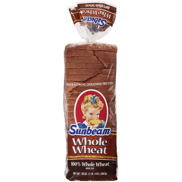 Sunbeam 100% Whole Wheat Bread (20 oz) - Instacart