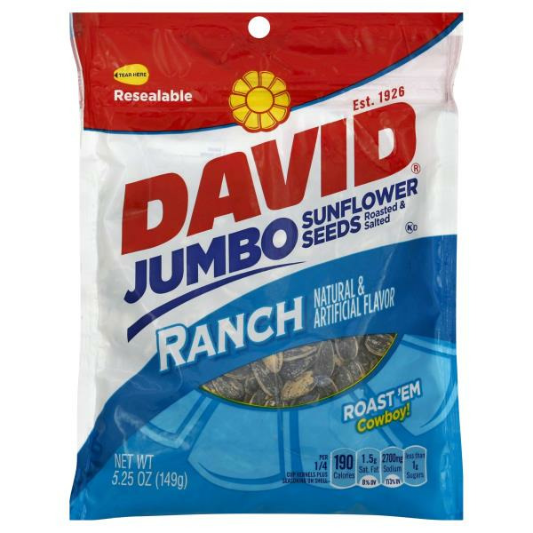 David Seeds Ranch Flavor Sunflower Seeds Same-Day Delivery or Pickup ...