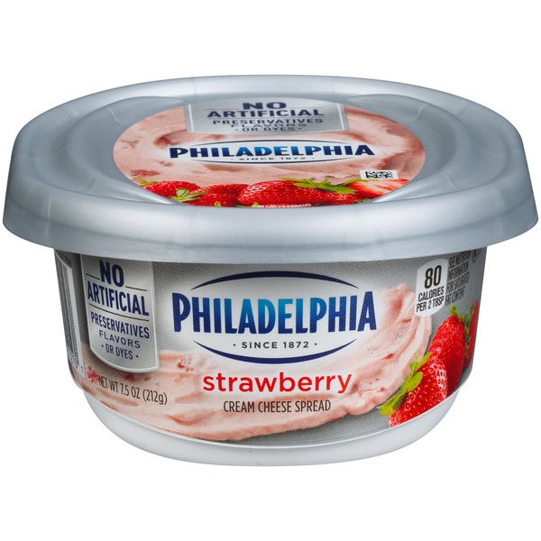 Kraft Philadelphia Strawberry Cream Cheese (7.5 oz) from H-E-B - Instacart Kraft Philadelphia Strawberry Cream Cheese (7.5 oz) from H-E-B - Instacart
