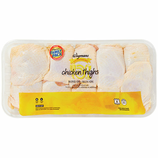 Wegmans Wegmans Chicken Thighs Family Pack Same-Day Delivery or Pickup ...