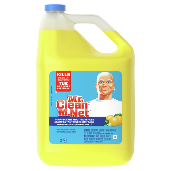 Mr. Clean M. Net Multi-purpose Cleaner Liquid Summer Citrus Same-Day ...