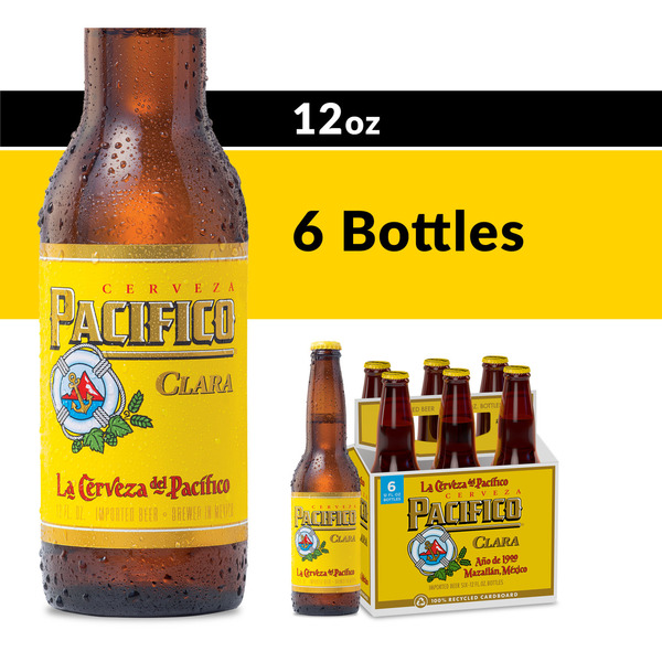 Pacifico Mexican Lager Import Beer Bottles Same-Day Delivery or Pickup ...