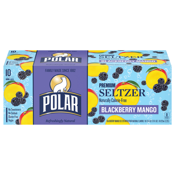 Polar Premium Blackberry Mango Seltzer Same-Day Delivery or Pickup ...