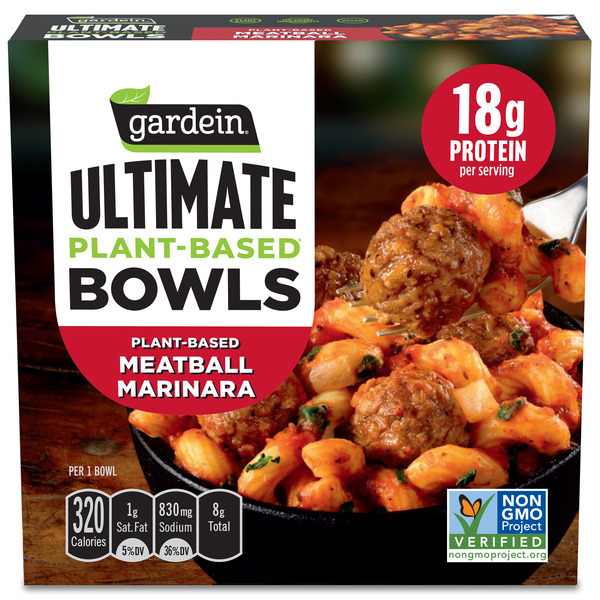 Kroger Gardein Ultimate Plant-Based Bowls Meatball Marinara, Frozen ...
