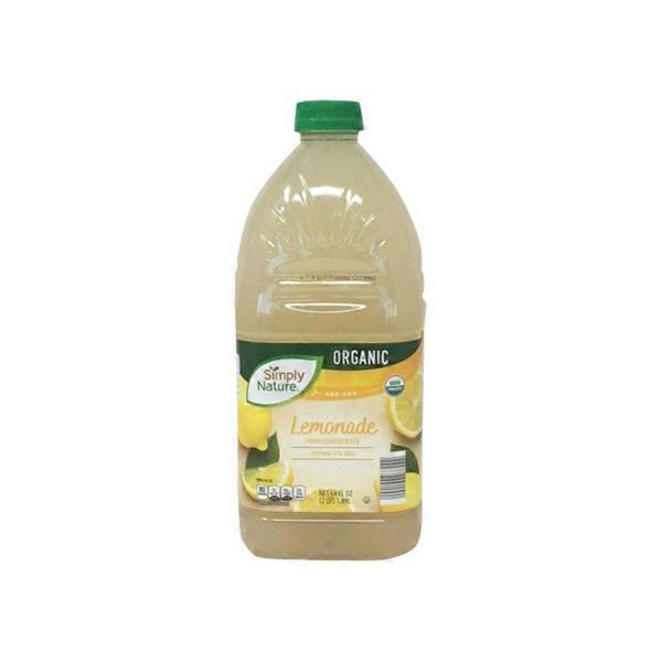 Simply Nature Organic Lemonade From Concentrate (64 fl oz) - Instacart