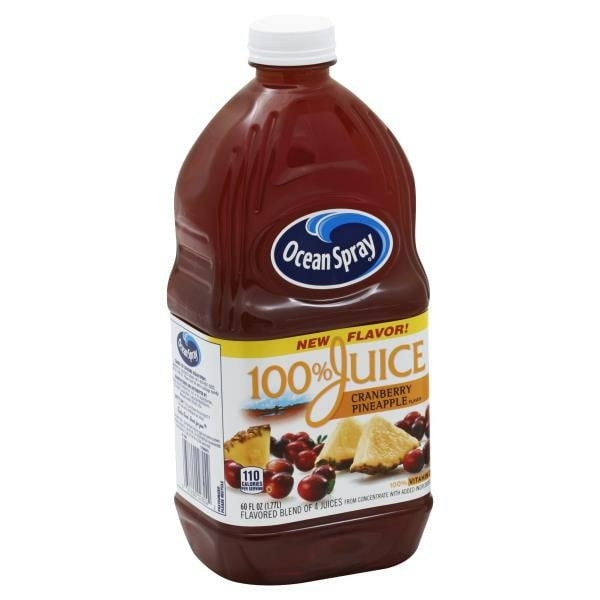 Ocean Spray 100% Juice Cranberry Pineapple Juice Blend Same-Day ...