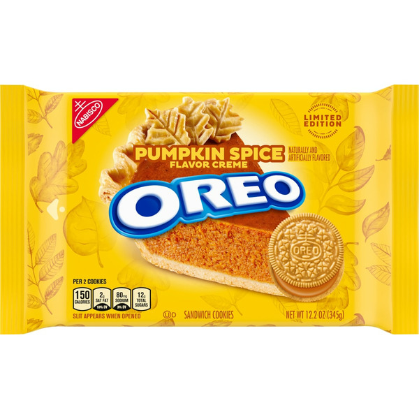 Kroger Oreo Pumpkin Spice Sandwich Cookies Same-Day Delivery or Pickup ...