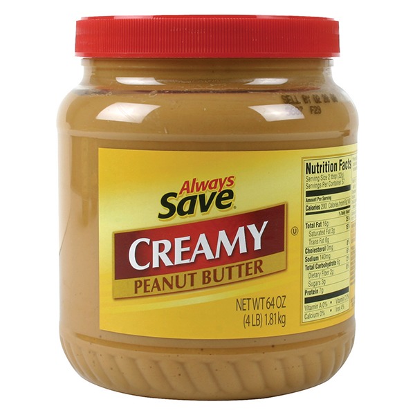 Always Save Creamy Peanut Butter (18 fl oz) - Instacart