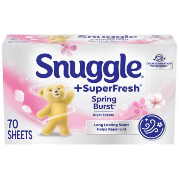 Snuggle Plus SuperFresh Dryer Sheets with Static Control and Odor ...