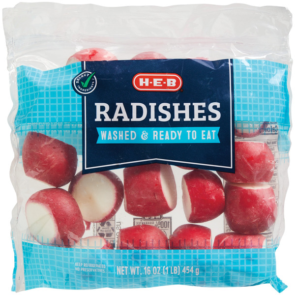 H-E-B H-E-B Bagged Fresh Red Radishes Same-Day Delivery | Instacart