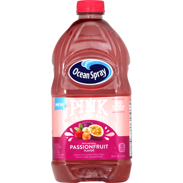 Ocean Spray Juice Drink, Pink Cranberry (64 fl oz) - Instacart