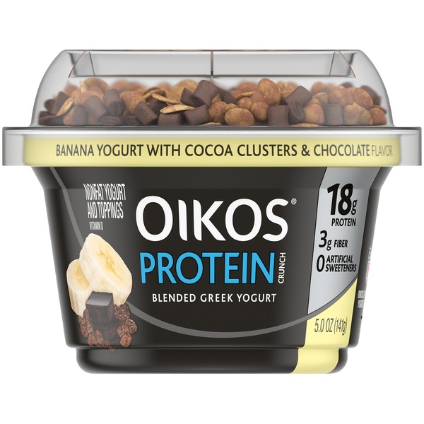 Oikos Protein Crunch Nonfat Banana Greek Yogurt (5 oz) - Instacart