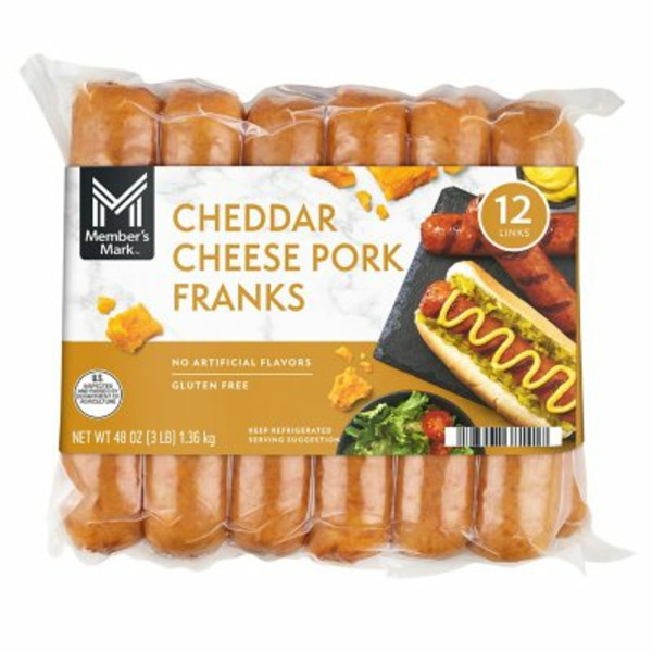 Sam's Club Member's Mark Cheddar Cheese Pork Franks Same-Day Delivery ...