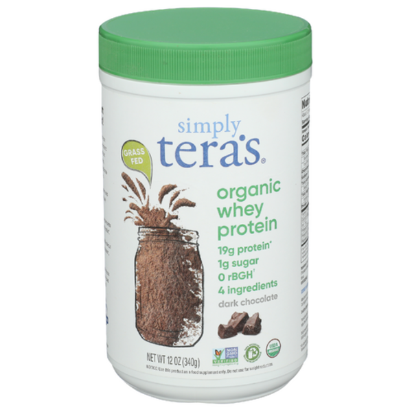 Simply Tera's Whey Protein, Organic, Dark Chocolate Same-Day Delivery ...