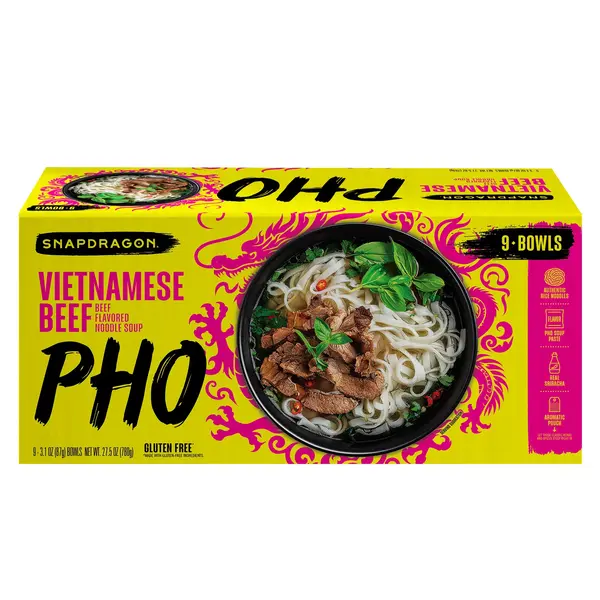 Costco Snapdragon Foods Vietnamese Pho Bowls, Beef, 3.1 oz, 9-count ...