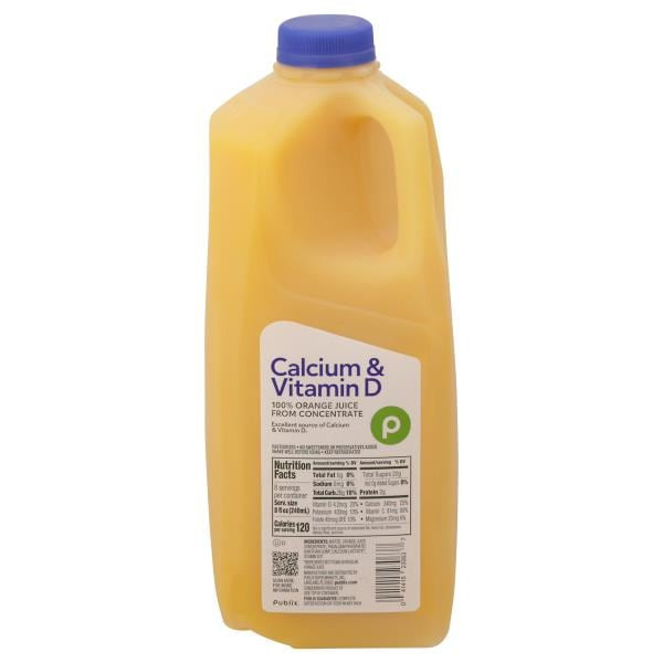 Publix 100% Juice, Orange, Calcium & Vitamin D Same-Day Delivery or ...