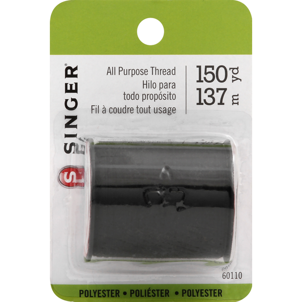 Singer Thread, All Purpose, Polyester, 150 Yard (1 each) - Instacart