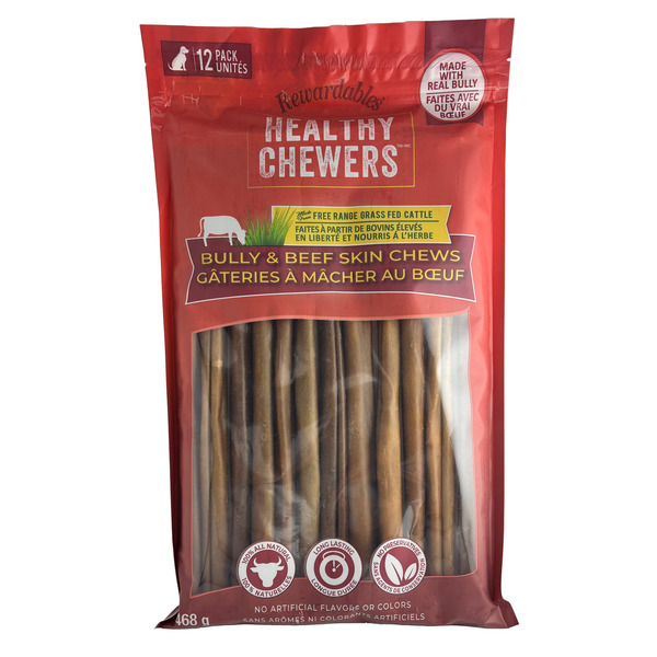 Healthy Chewers Bully & Beef Skin Chew Same-Day Delivery | Costco