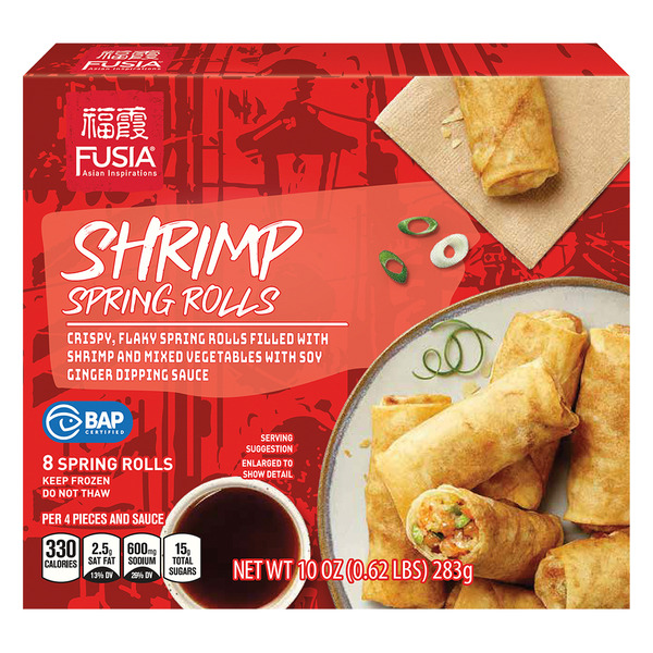 ALDI Fusia Asian Inspiration Shrimp Spring Rolls Same-Day Delivery or ...