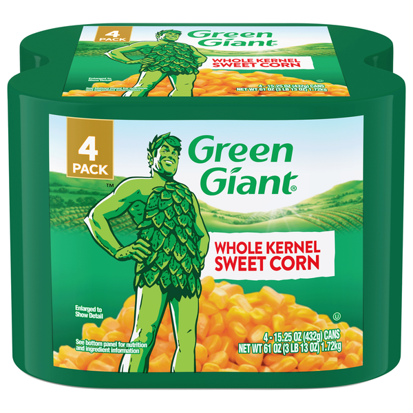 Green Giant Sweet Corn, Whole Kernel, 4 Pack Same-Day Delivery or ...